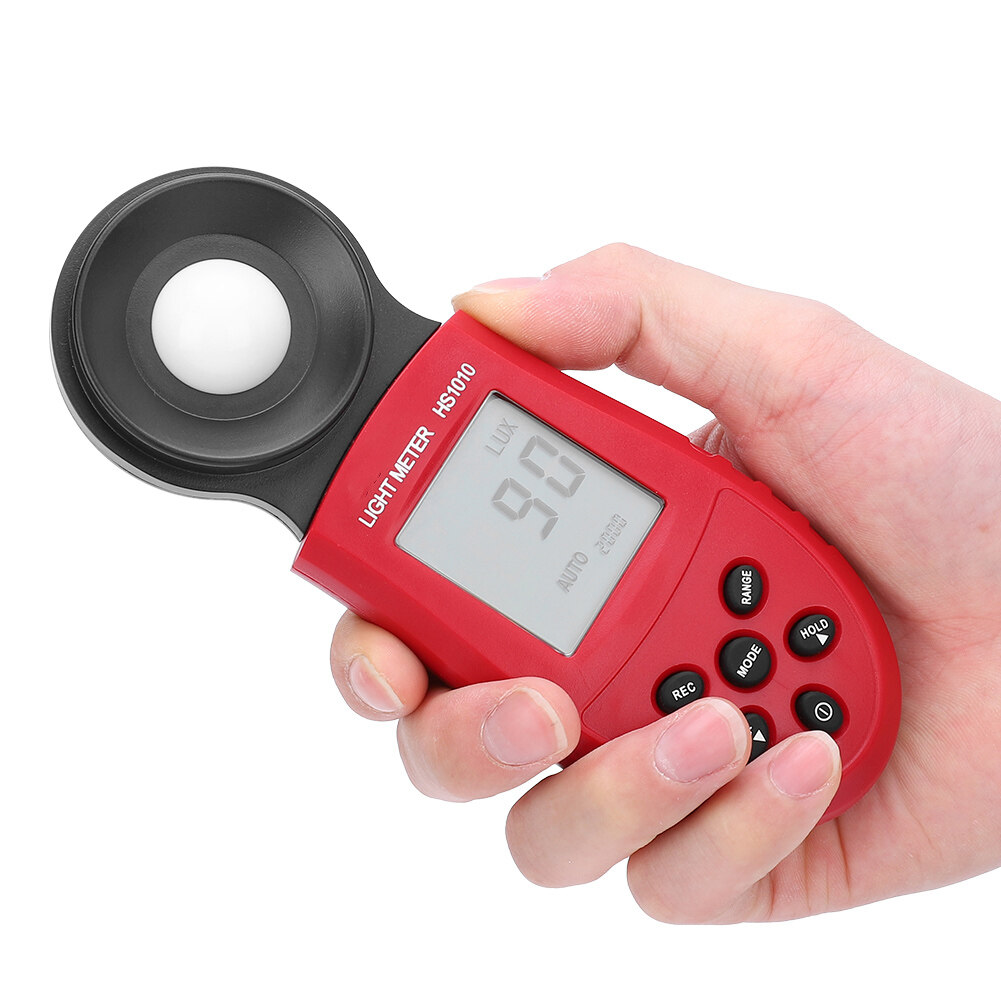 HS1010 Handheld Light Meter Digital Display Electric Illuminometer 1 ...