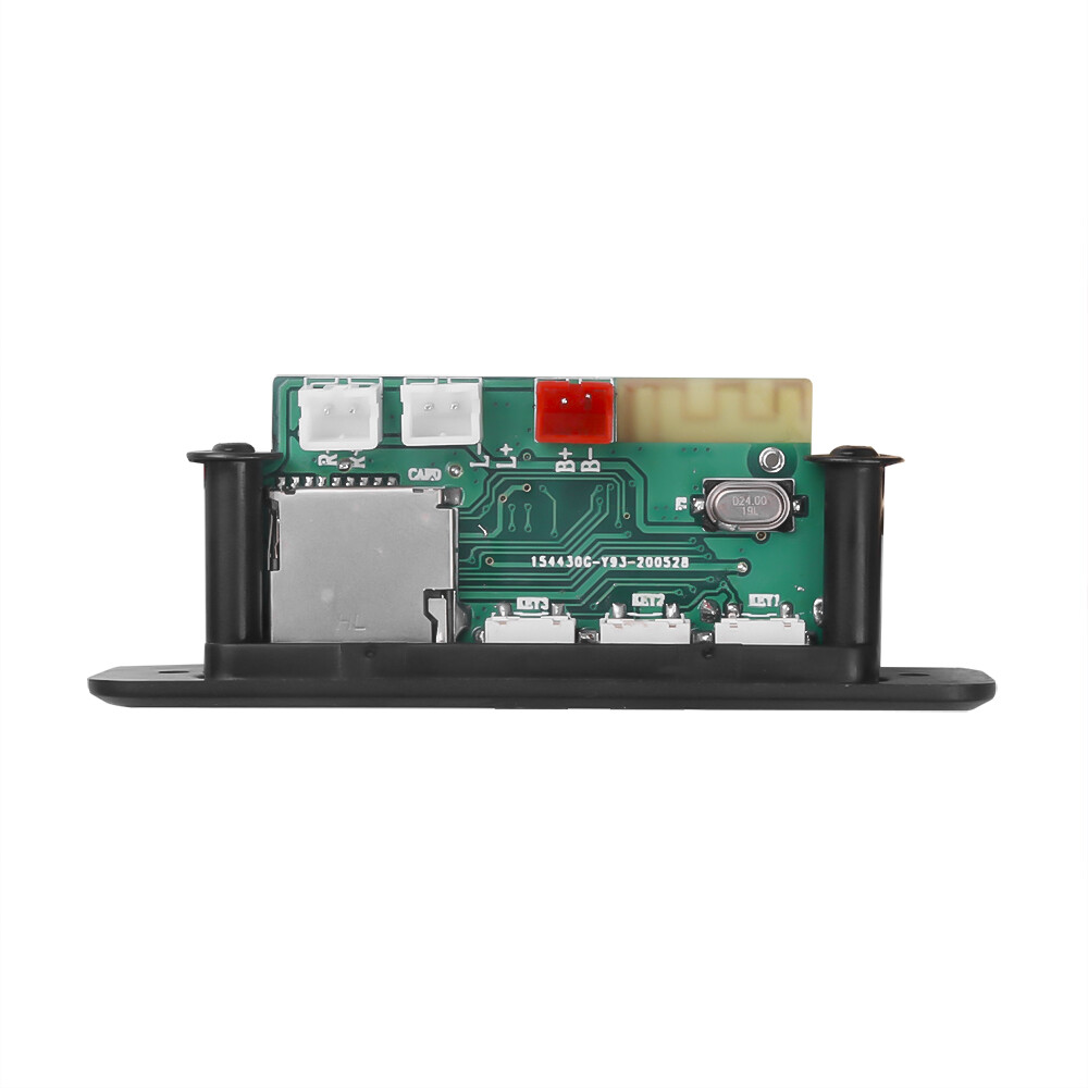 บอร์ดถอดรหัสเสียงบลูทูธ5.0ในตัว2*3W,โมดูลถอดรหัส DC 5V MP3รองรับ FM TF ...