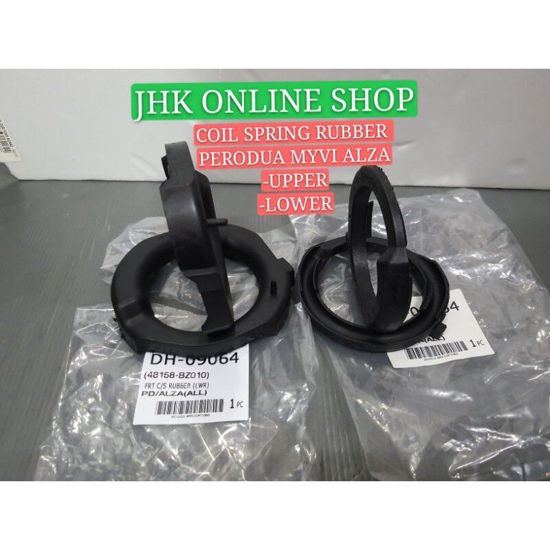 PERODUA MYVI ALZA VIVA COIL SPRING RUBBER FRONT UPPER&LOWER(UNTUK ...