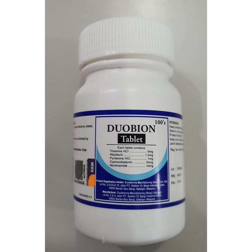 VITAMIN B-COMPLEX / DUOBION 100'S | Lazada