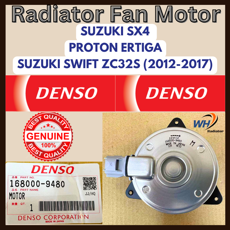 PROTON ERTIGA / SUZUKI SX4 / SWIFT ZC32S 12' 100% ORIGINAL GENUINE DENSO(JAPAN) Radiator Fan ...
