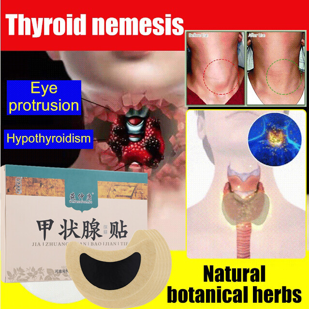 6Pcs Thyroid Health Patch Lymphatic Sticker Thyroid Nodule Patch ...
