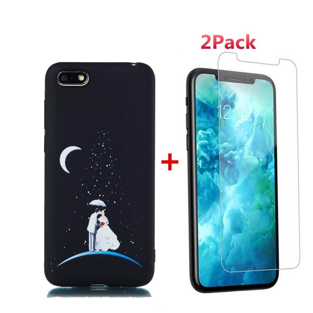 เคสใส่โทรศัพท์สำหรับ Huawei Y5 PRIME (2018) (5.45 ")/Y5 (2018), [2 ชิ้น ...