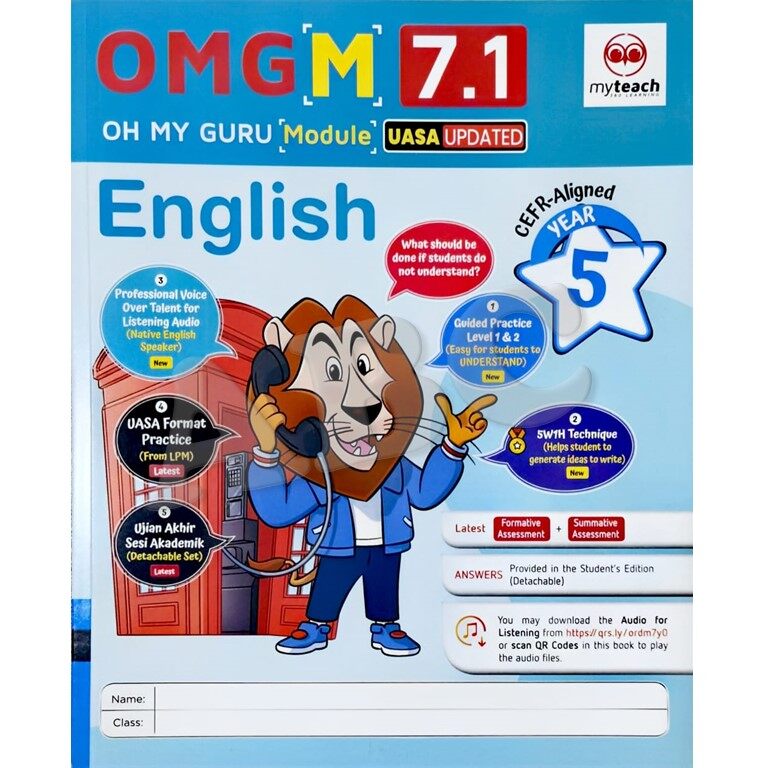 BUKU LATIHAN 2023 ：OMG M 7.1 TAHUN 5 │DARJAH 5 │YEAR 5 OH MY GURU ...