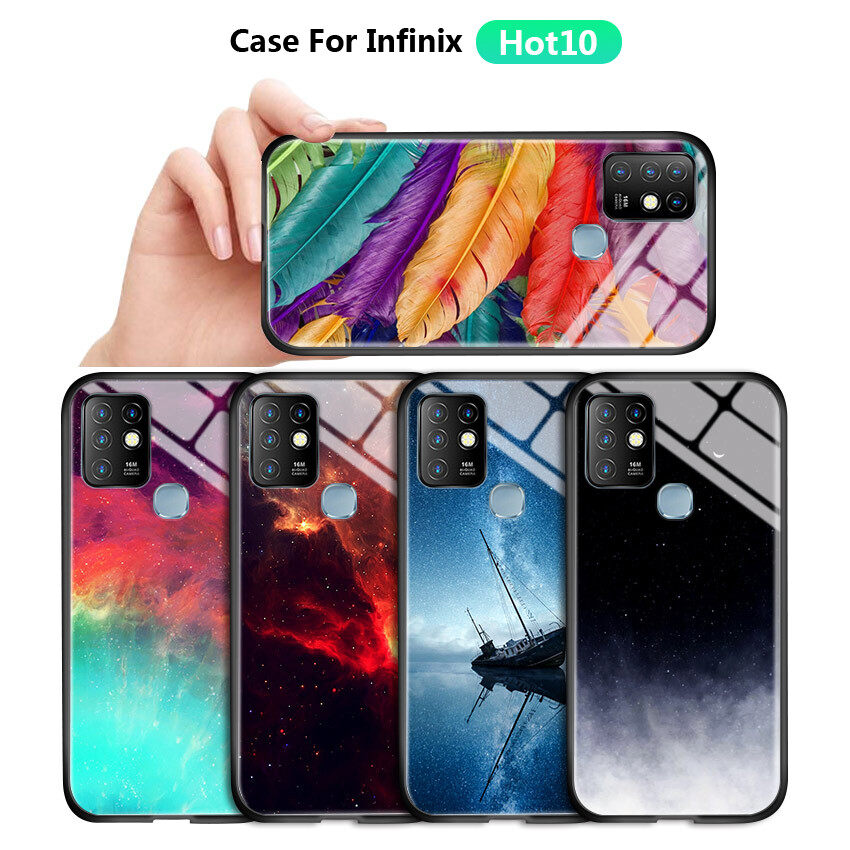 เคสมือถือ เคสโทรศัพท์ เคส infinix Hot 10 X682B X682C กรณีAurora Galaxy ...