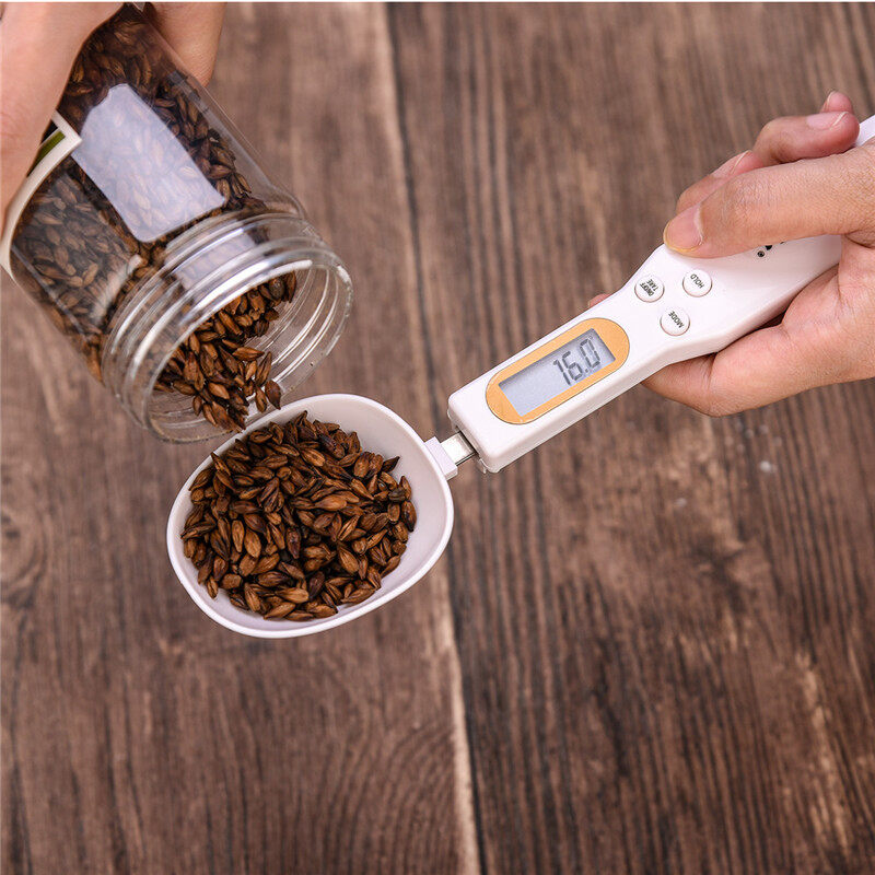 JVJH 500G ตราชั่งความแม่นยำสูงห้องครัวช้อนตวงส่วนประกอบอาหารช้อนตวง ...