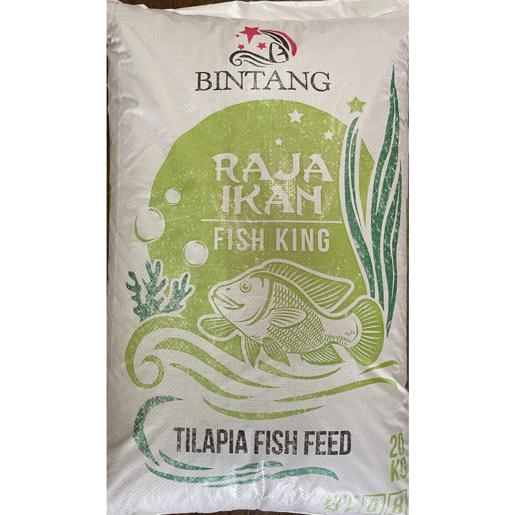 Raja Ikan Fish King (BT01/BT02/BT08/BTE8) [20Kg] Tilapia Fish Feed ...