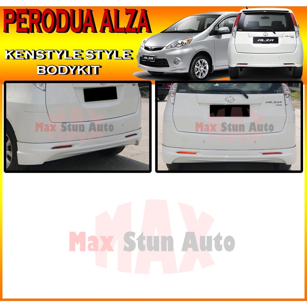 PERODUA ALZA 2010-2013 KENSTYLE FULLSET BODYKIT (KENSTYLE) SKIRT LIP ...