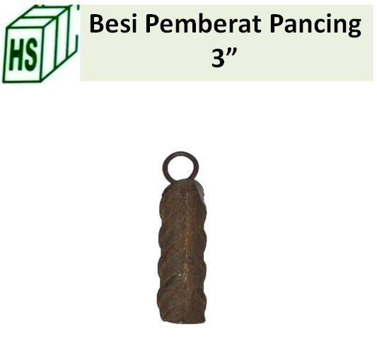 Besi Pemberat Pancing 3”/4”/5”/6”/7”/9”/ 1kg / 2kg | Lazada