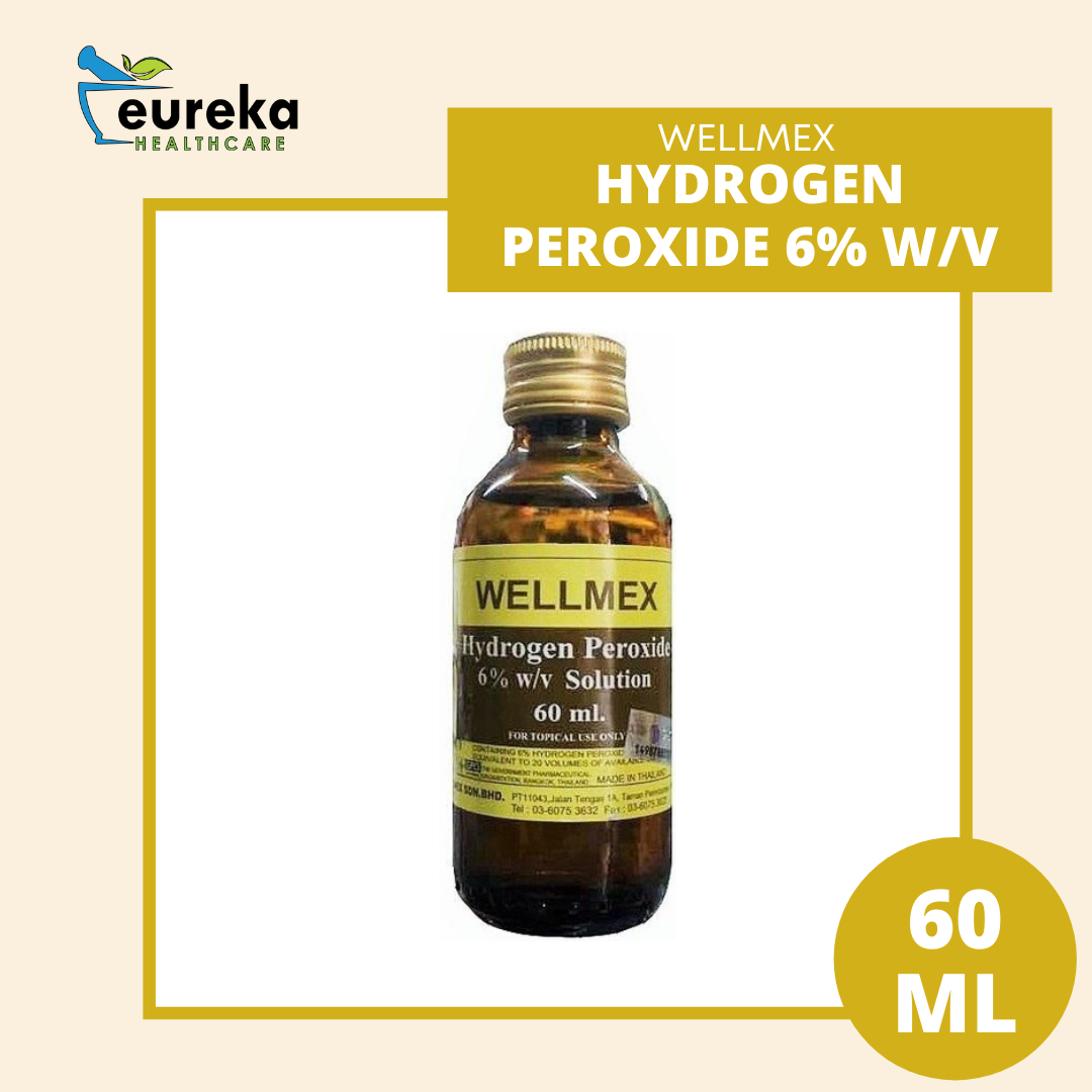 WELLMEX HYDROGEN PEROXIDE SOLUTION B.P. 60ML | Lazada