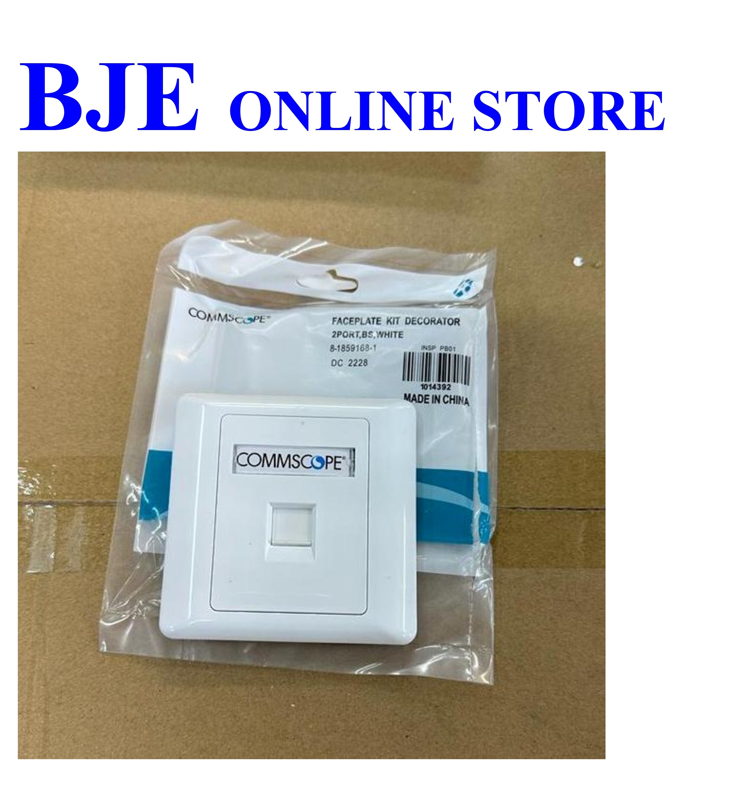 AMP Commscope CAT5E/CAT6 1Port 2 Ports Faceplate Wall Socket Outlet ...