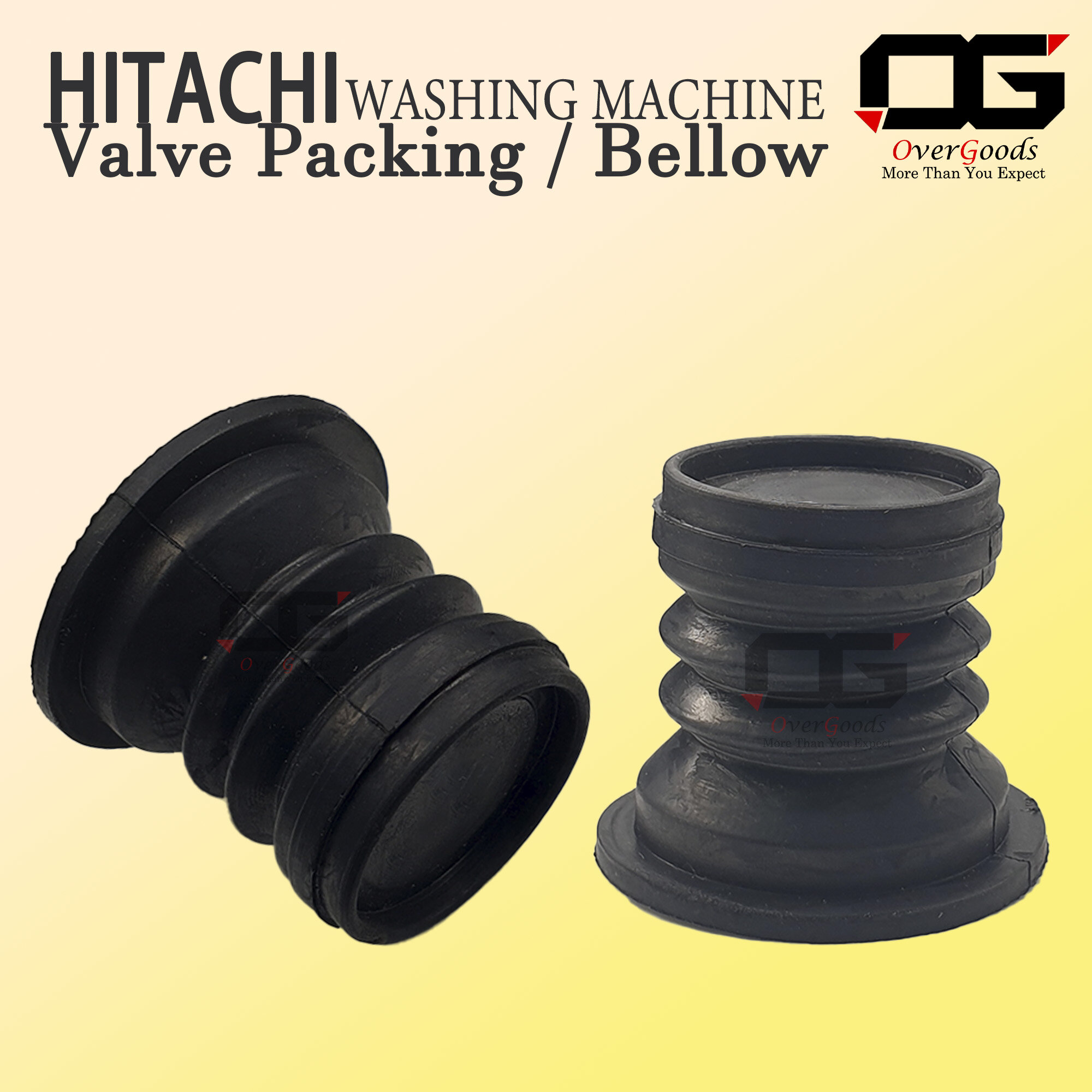 Hitachi Drain Valve Packing Black Rubber Stopper Mesin Basuh Washing ...