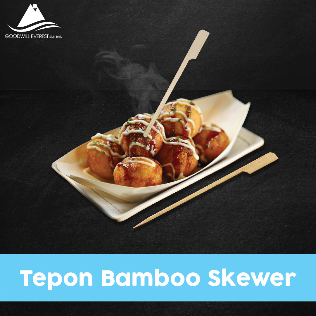 200pcs Disposable Teppo Bamboo Skewer 6" (15cm) / Oden Stick / Fruit ...