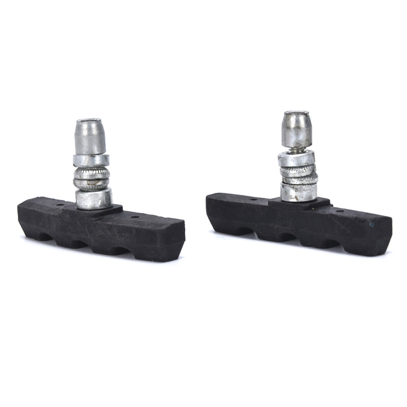 1 Pair Bicycle Break Shoes Brake Pads Holder Rubber Mountain Bike ...