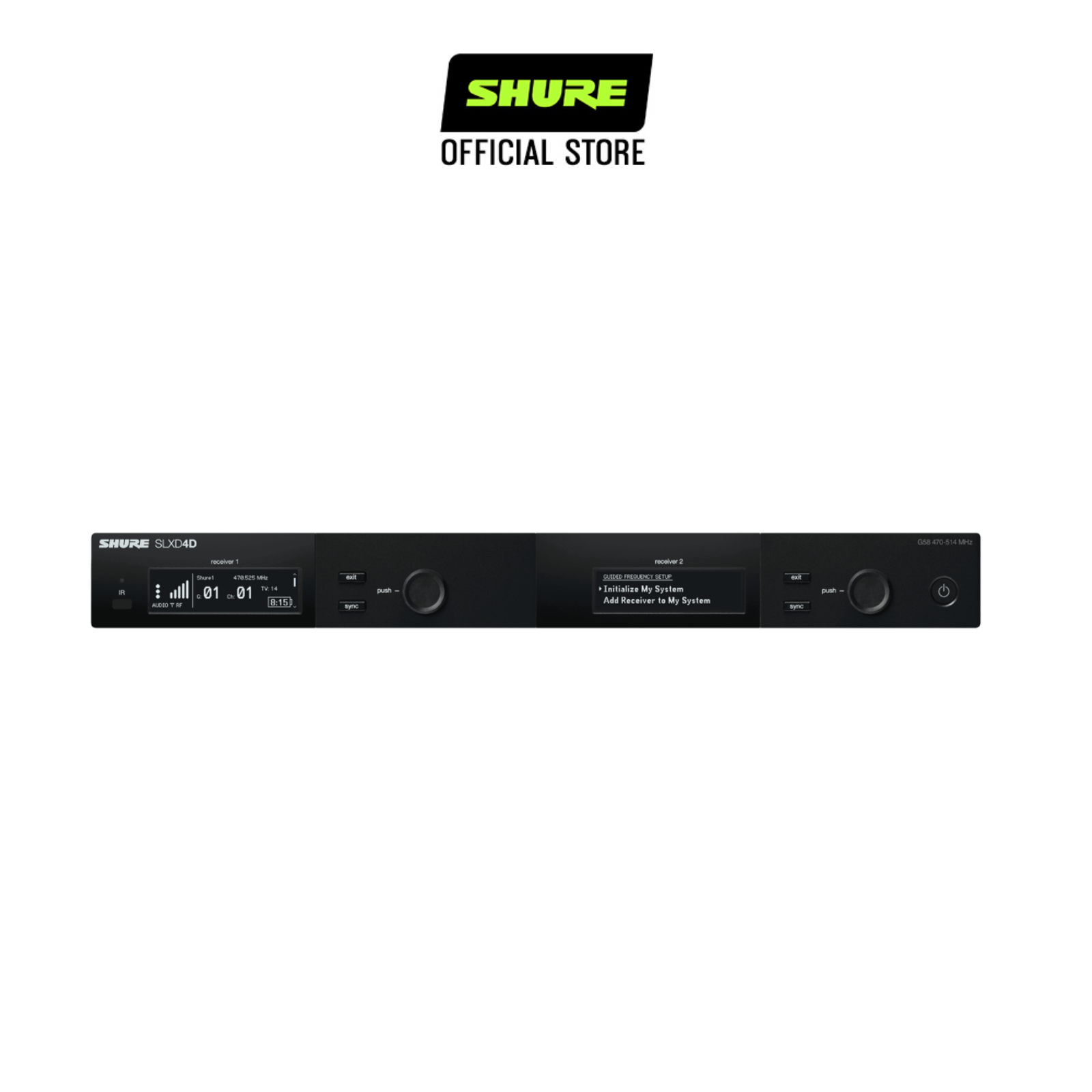 Shure SLXD4D Dual Channel Receiver | Lazada