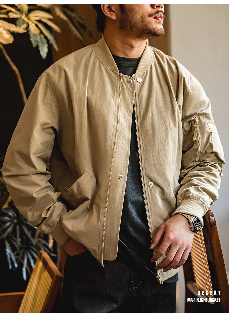 MADEN ยี่ห้อเครื่องมือสไตล์2022ฤดูใบไม้ร่วงใหม่ผู้ชายเยาวชน Tough Guy American Air MA1เสื้อแจ็คเ ...