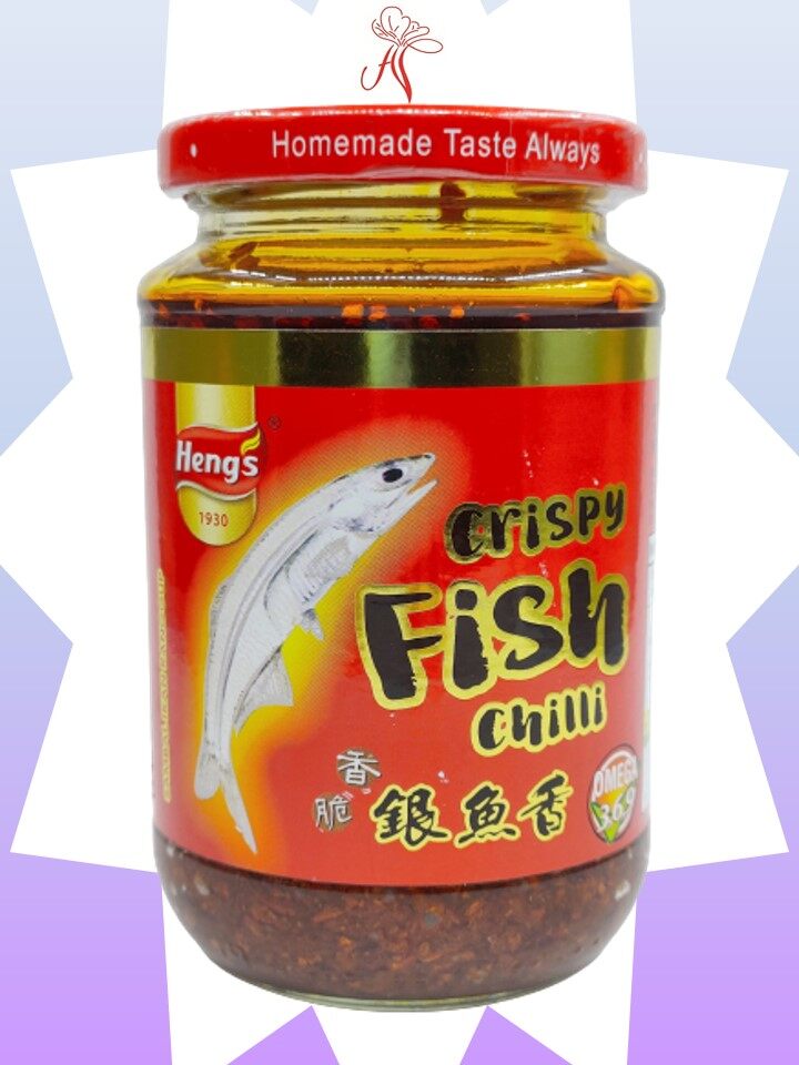 Heng's Crispy Fish Chilli 340g/Sambal Ikan Bilis Rangup Huat Tiong | Lazada