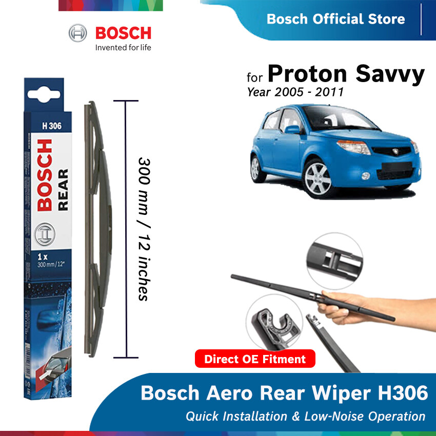 BOSCH H306 rear wiper for proton Savvy , year 2005 - 2011 | Lazada