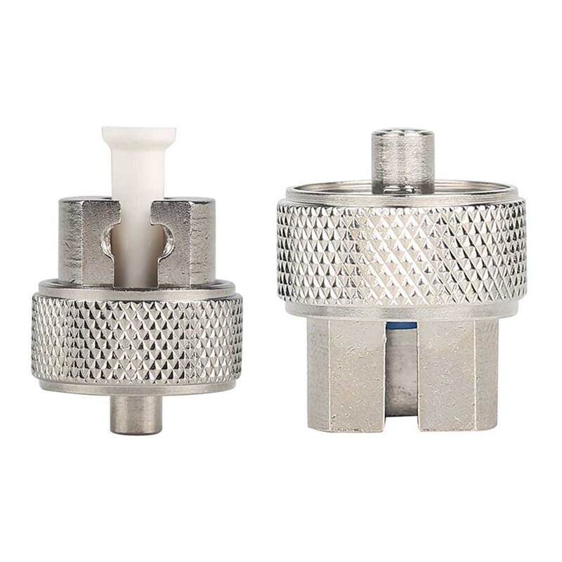 2x OTDR Adapter LC /SC Connector Fiber Optic Adaptors for OTDR Tester ...