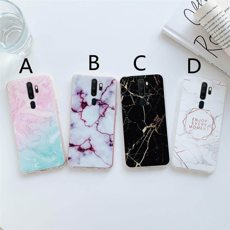 สำหรับOPPO A5 2020 AIK Realme C2 A7 A5sปลอกบางโทรศัพท์มือถือฝาลายหิน ...