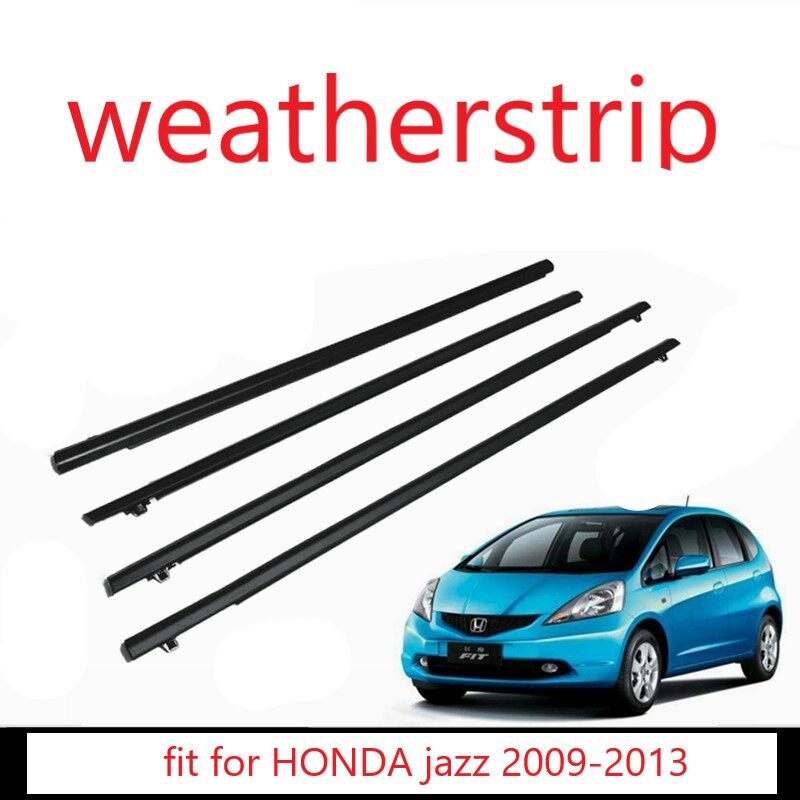 ZR For HONDA JAZZ 2009 2010 2011 2012 2013 Car Outside Window Moulding ...