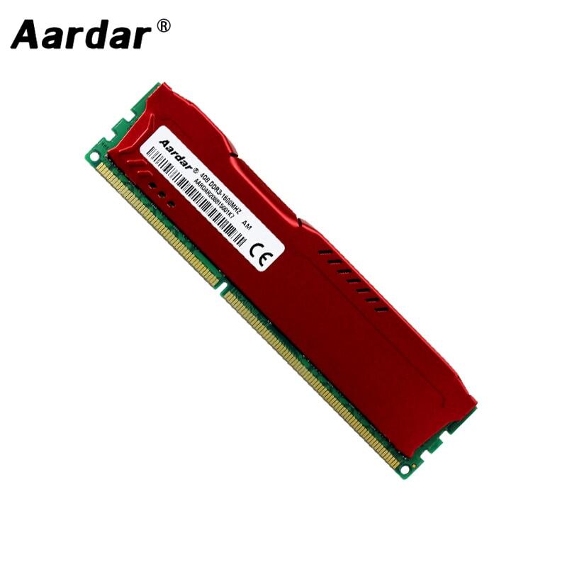 【Red 4GB 1600 For AMD】ZZOOI Aardar DDR3 4GB 8GB RAM 1600MHz Desktop ...
