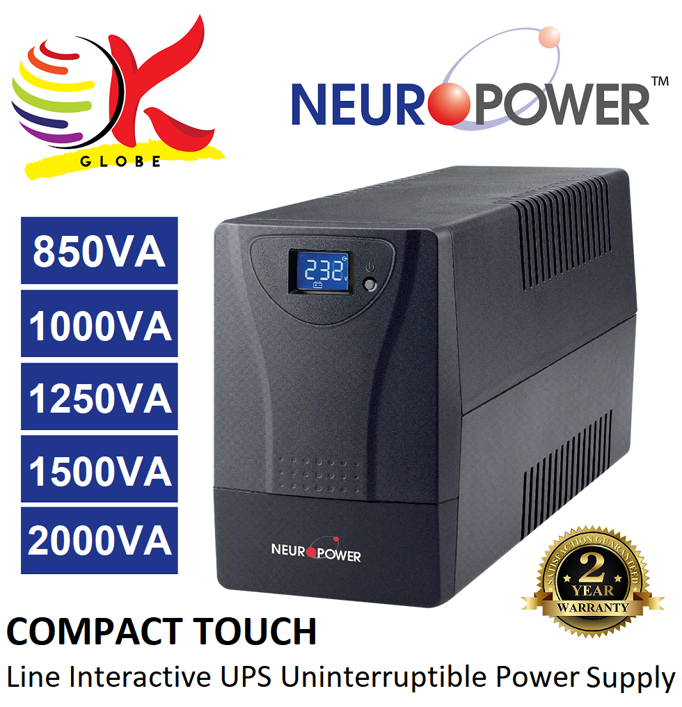 NEUROPOWER COMPACT TOUCH SERIES UPS AVR COMPACT TOUCH 850T (850VA ...