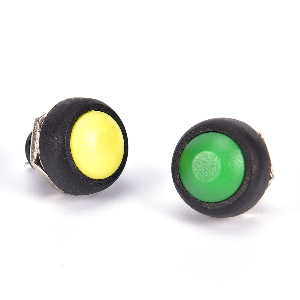 High Quality Mini 12mm Waterproof Momentary PBS-33B ON/OFF Push Button ...