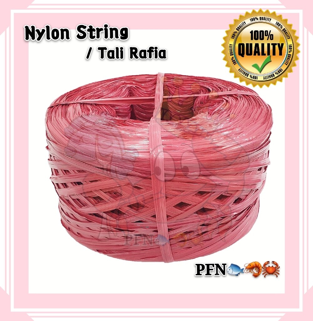 💥 Ready Stock💥 1kg Plastic Raffia/ Nylon String Red Color Premium ...