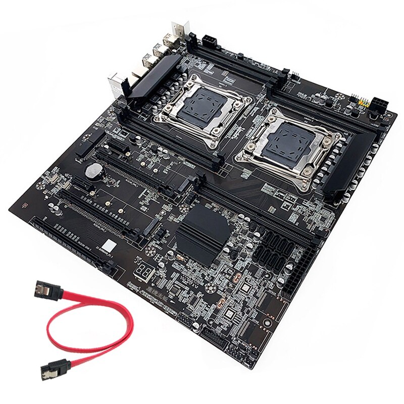 X99 Dual Socket Mining Motherboard Lga2011 3 Dual Cpu Ddr4 Memory Slots