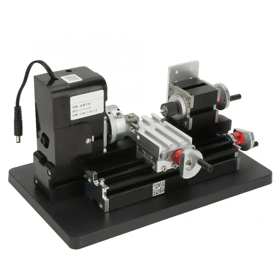 【Made in Germany】24W Portable mini lathe machine DIY Tool Big Power ...