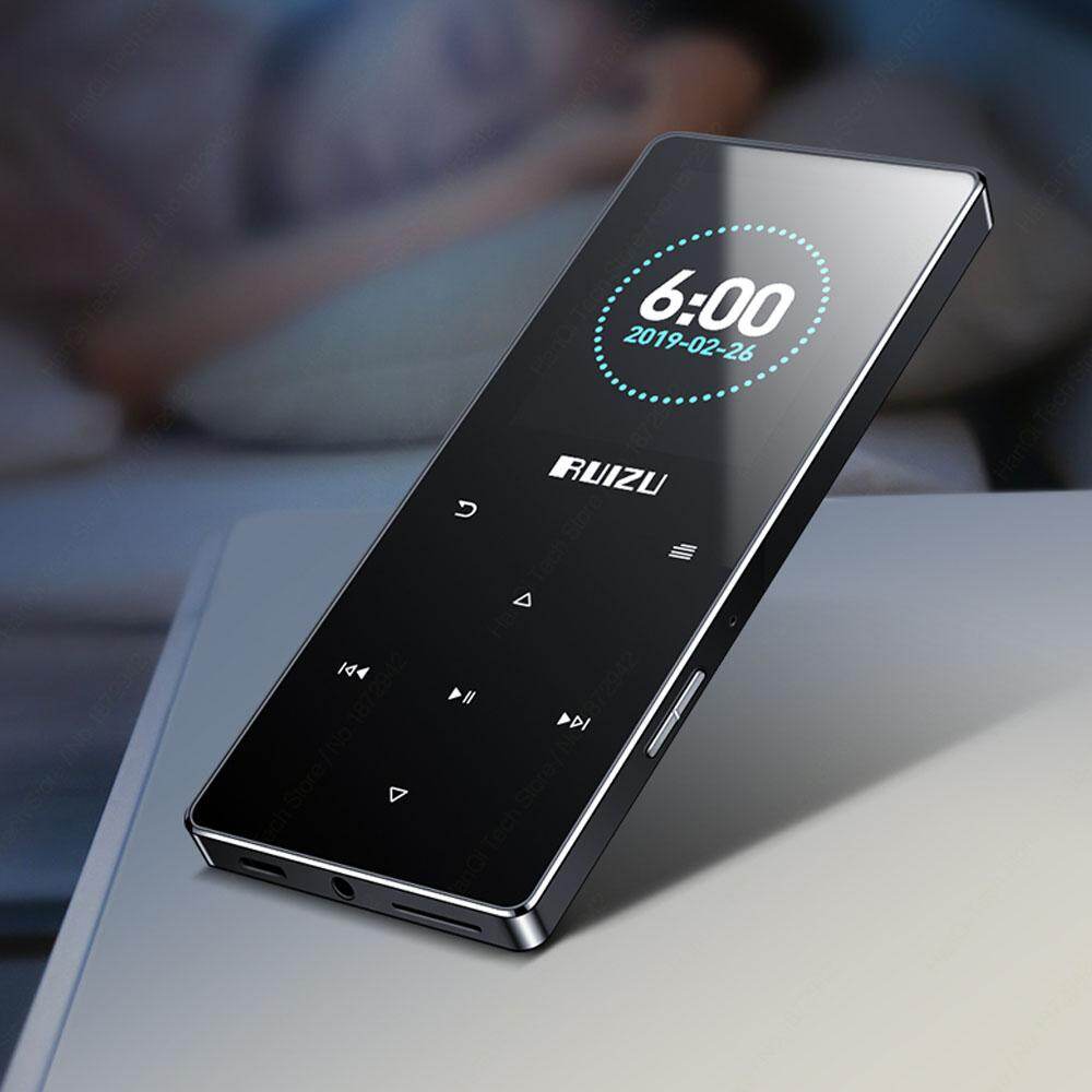 RUIZU D28โลหะบลูทูธ MP3แบบพกพา Walkman เสียง8GB เครื่องเล่นเพลงกับ ...