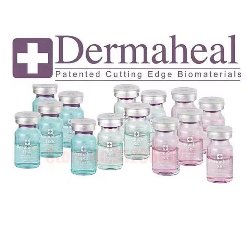 10 Vials Dermaheal Hyaluronic Acid Ampoule Serum Anti-Aging Freckle ...