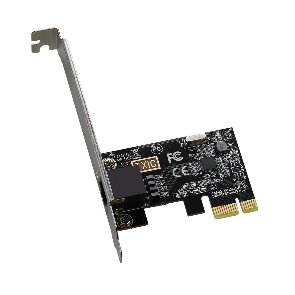 Kebidumei Network Card 10M/100M/1000Mbps Gigabit Ethernet PCI Express ...