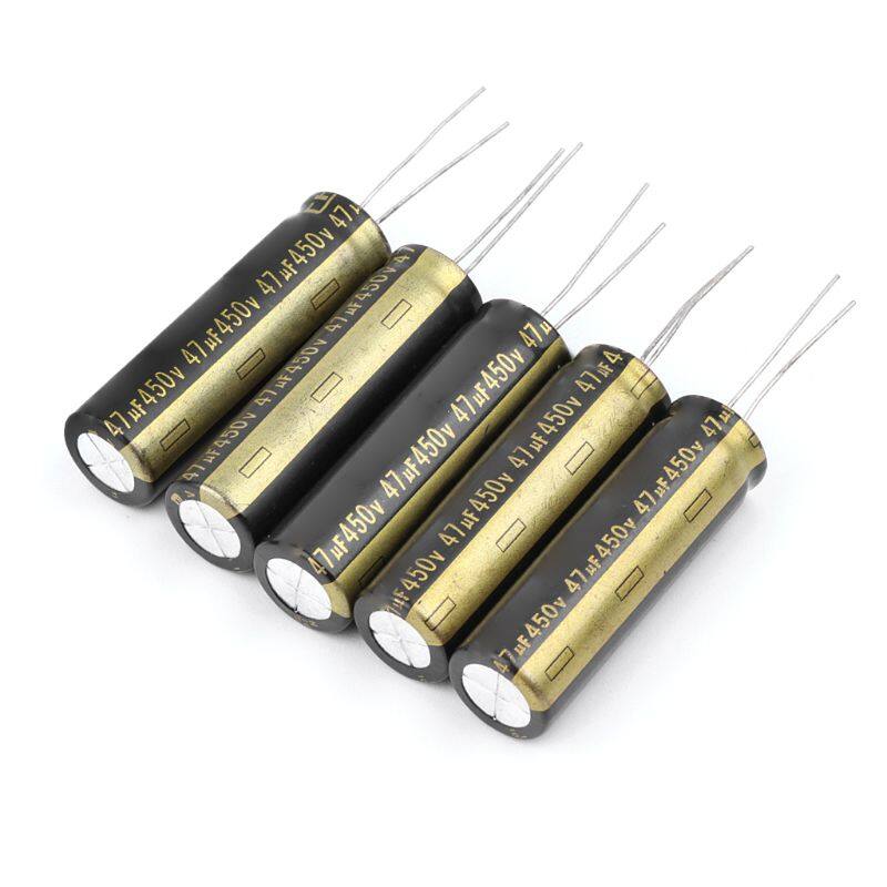 【lowest price】5pcs 450V 47UF Aluminum Electrolytic Capacitors For LCD ...