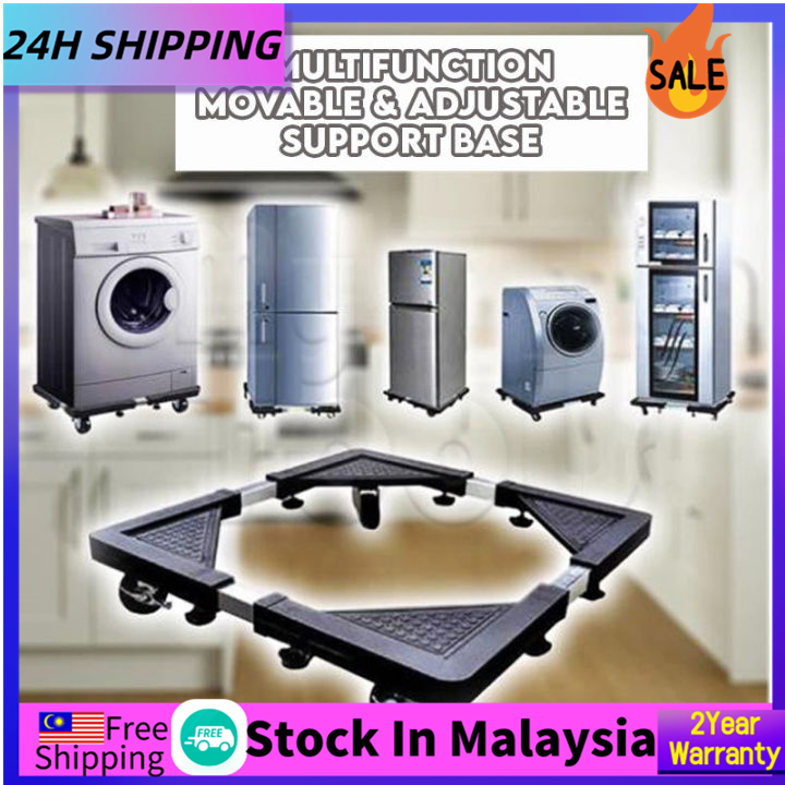 Heavy Duty Washing Machine Stand Casters Movable Mobile Refrigerator ...