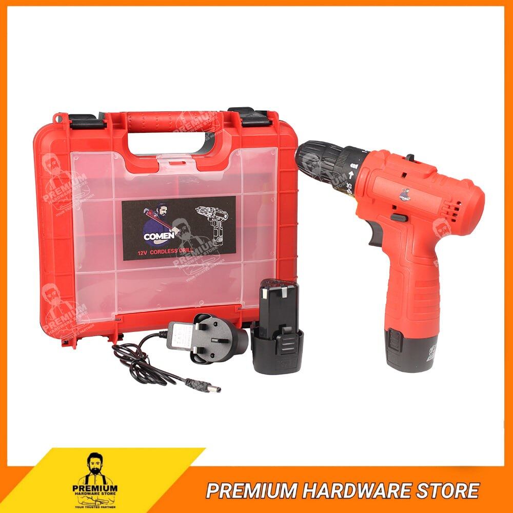 COMEN 12V Cordless Drill Set Wireless Electric Drill Screwdriver Set ...