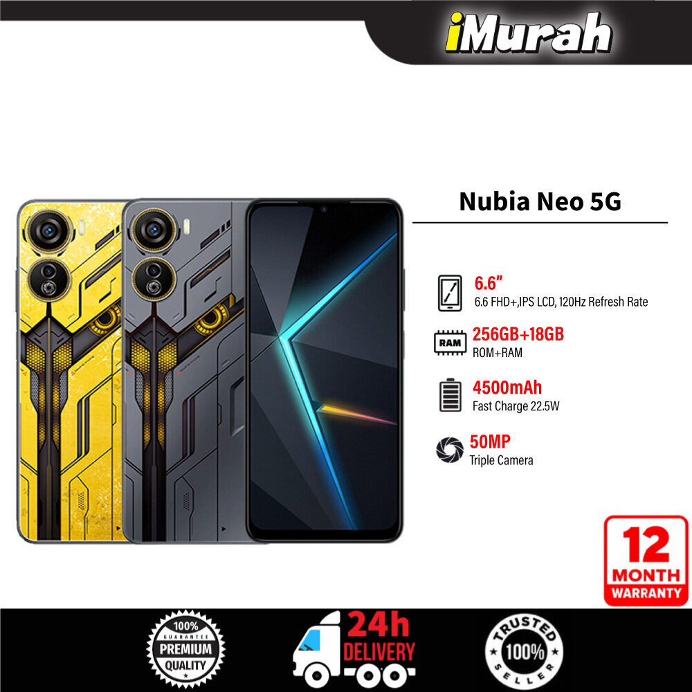 Nubia Neo 5G Gaming Phone [256GB ROM | 18GB RAM | 120Hz Refresh Rate ...