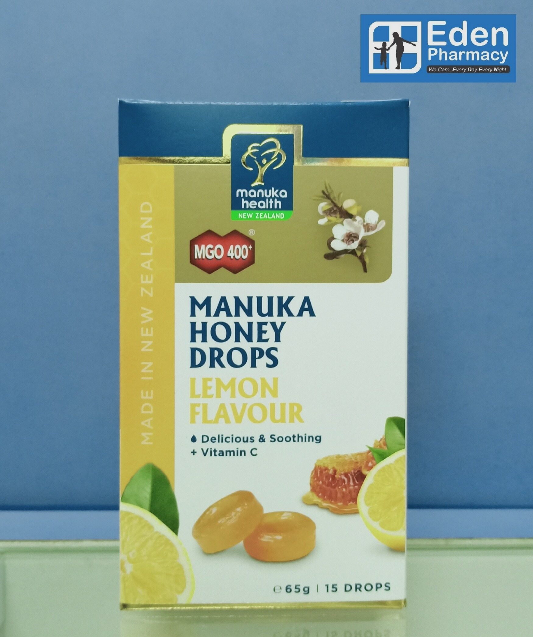 Manuka Health Manuka Honey Drops Lemon Flavour MGO 400+ ( 15 drops ...