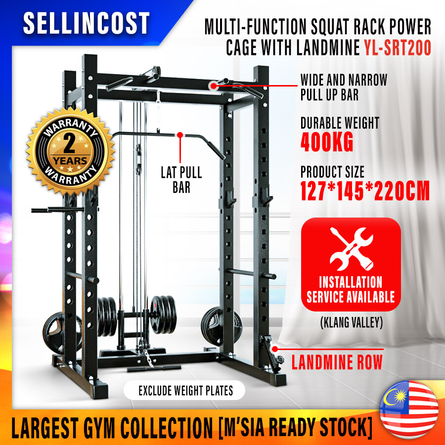 [UPGRADED] SellinCost Power Rack Squat Rack Chin Up DIP 2Yr Warranty ...