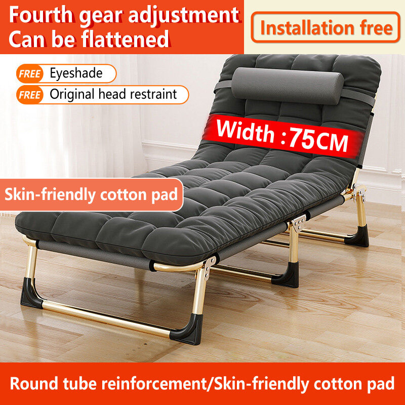 Folding Bed Premium Foldable Lazy Chair Folding Lazy Couch With Cotton ...