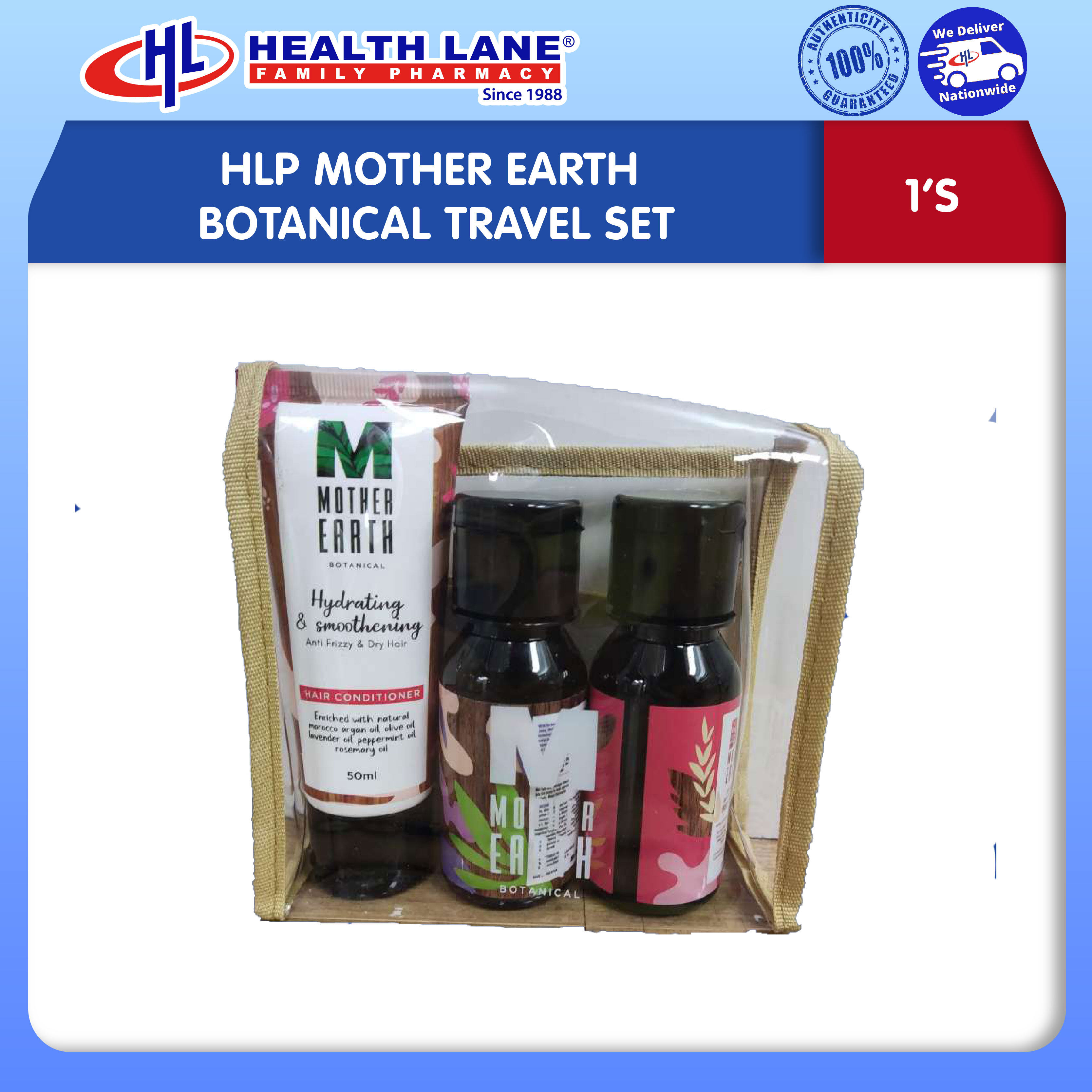 HLP MOTHER EARTH BOTANICAL TRAVEL SET | Lazada