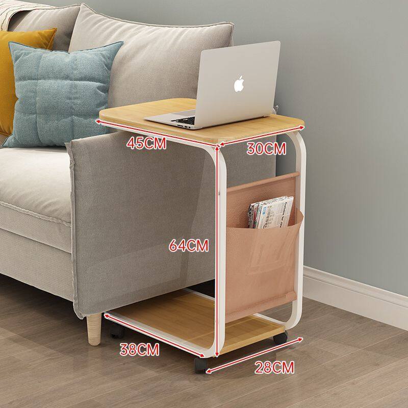 Sofa Side Table Movable corner Table Tea Table wooden kitchen trolley ...