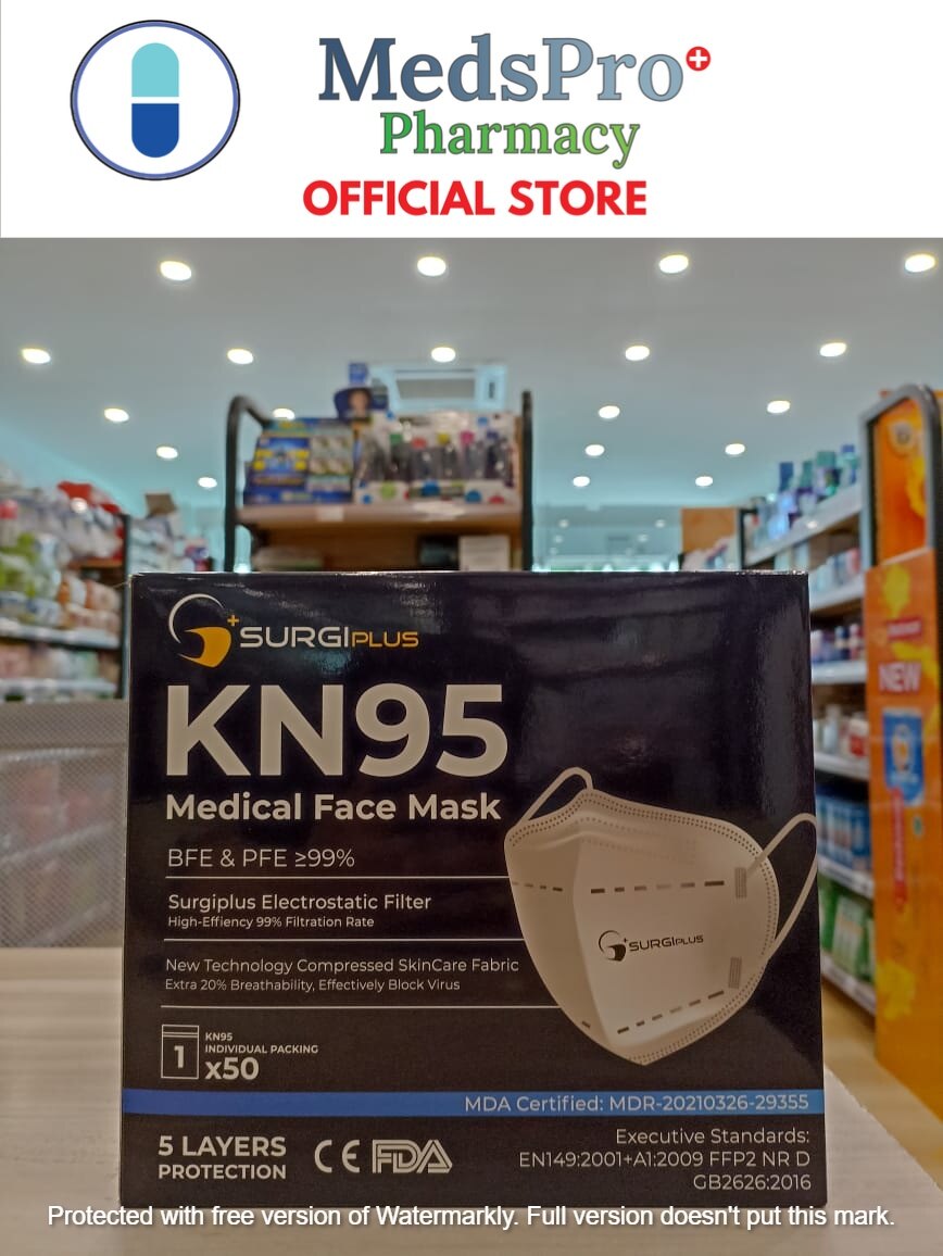 SURGIPLUS 5PLY KN95 50'S (BOX) | Lazada