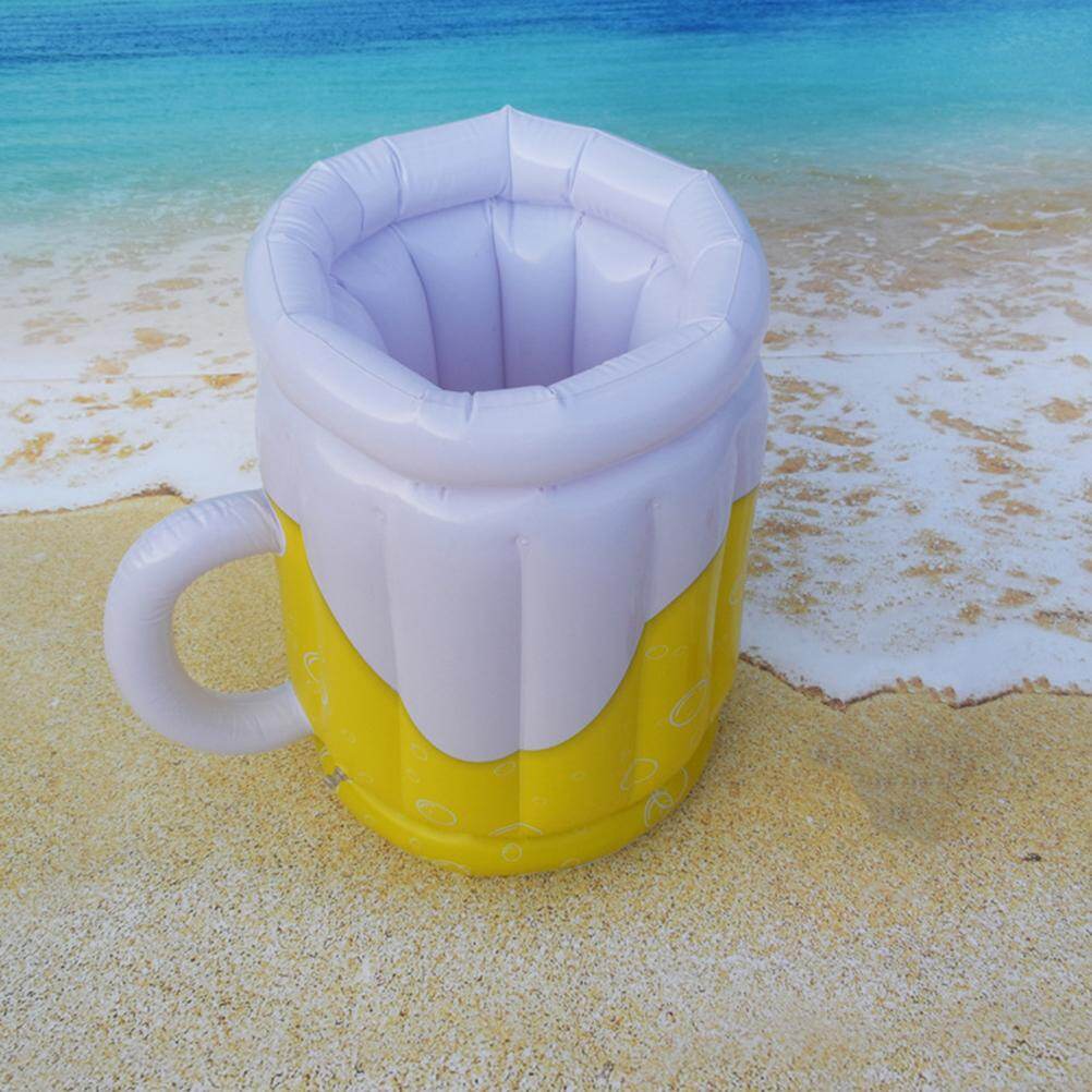PVC Inflatable Ice Bucket Portable Drink Cup Ice Bucket In Outdoor Beer ...