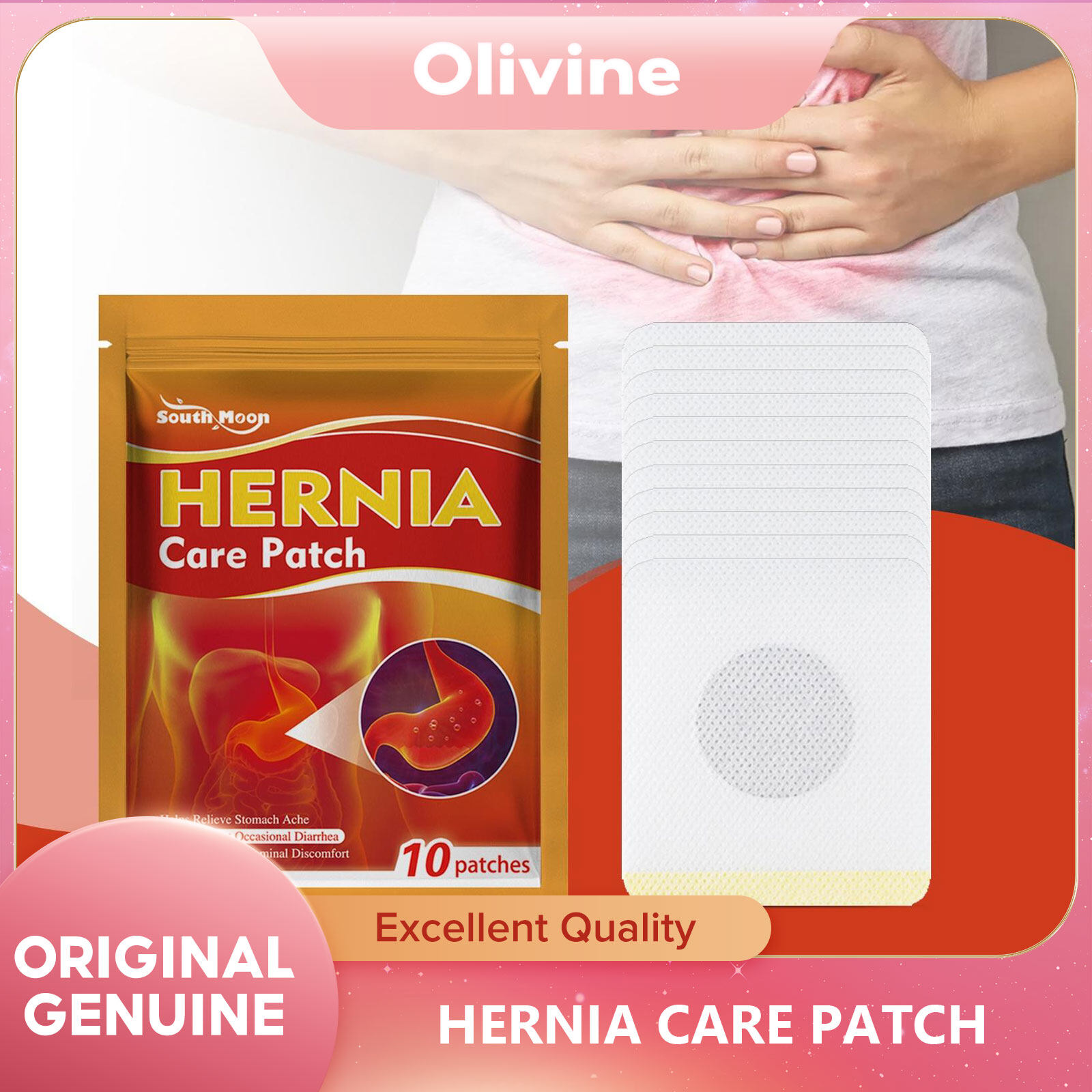 South Moon Hernia Patch Umbilical Hernia Relief Patch Adult Stomach ...