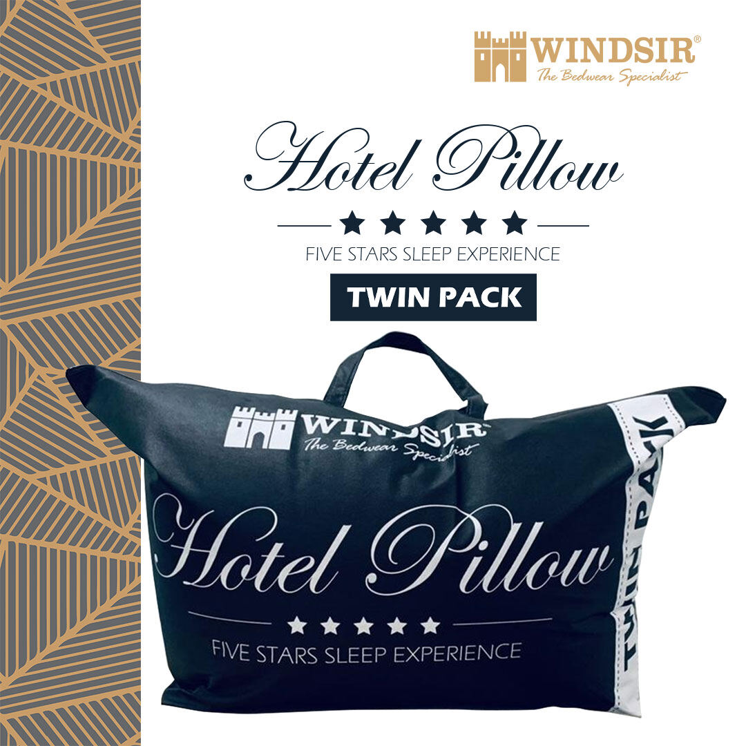 Windsir Hotel Collection Extra Comfort Twin Pack Pillow | Lazada