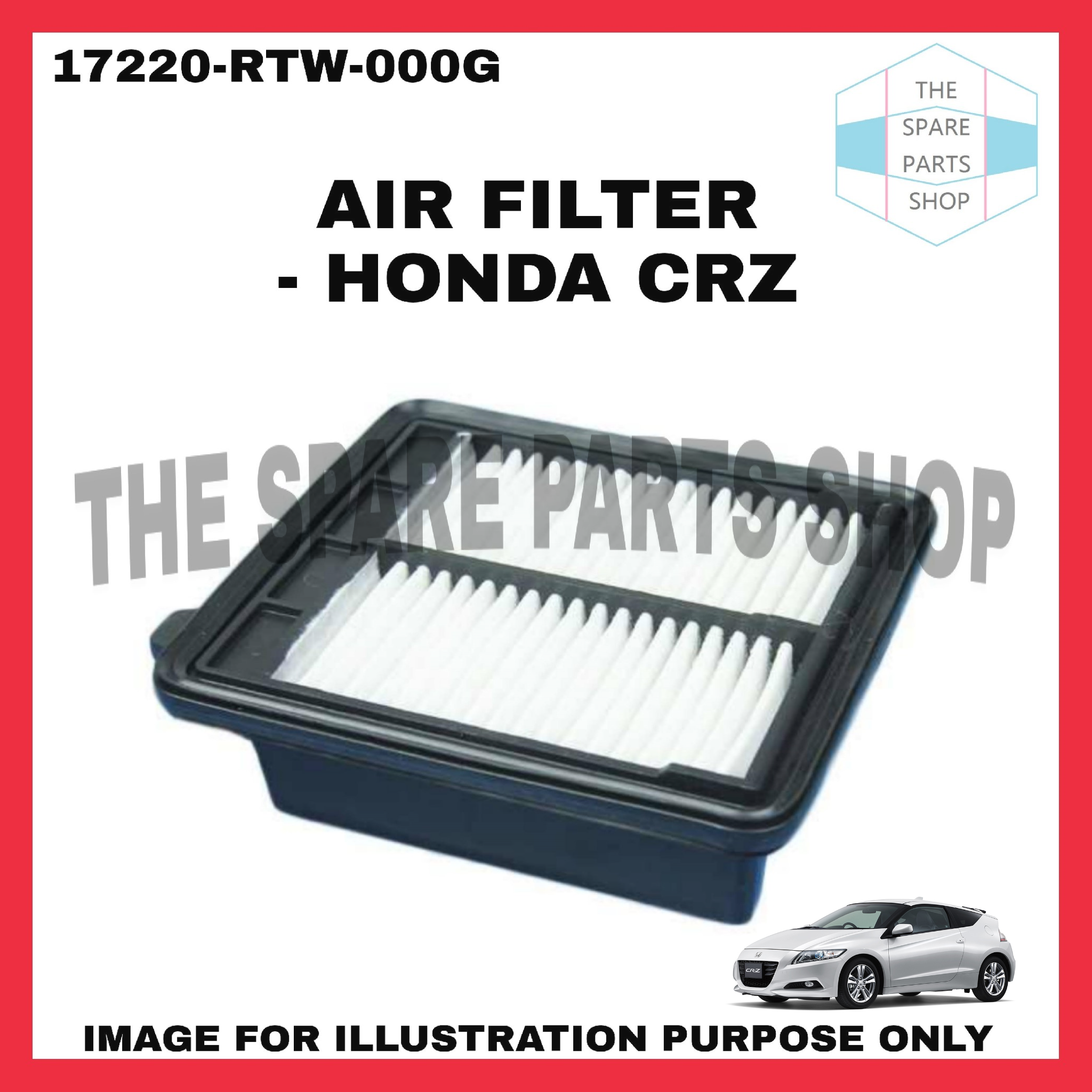 HONDA CRZ AIR FILTER (17220-RTW-000) | Lazada
