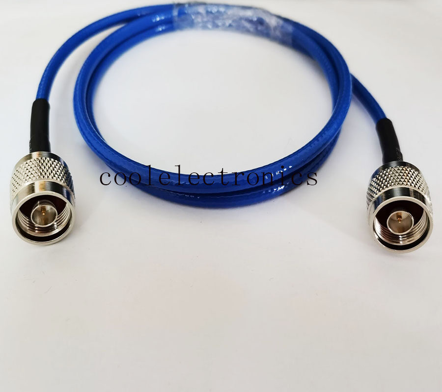 Blue Soft RG142 N Plug Male to N Male RF Crimp Coax Pigtail Connector ...
