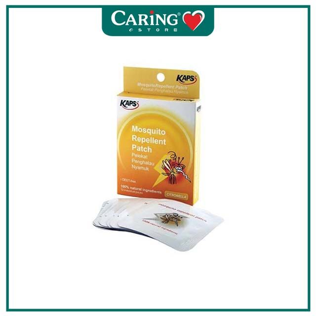 KAPS MOSQUITO REPELLENT PATCH 12S | Lazada